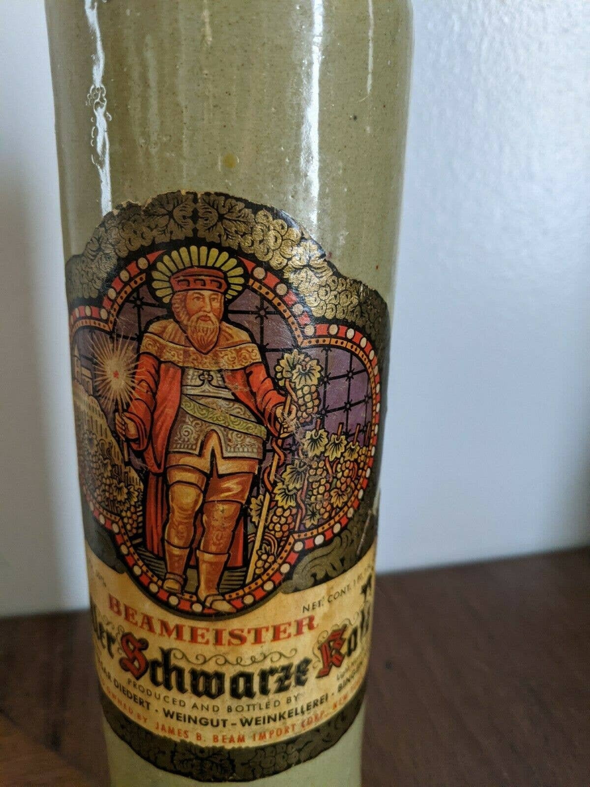 Vintage Zeller Schwarze Katz German Beameister Stoneware Bottle - Etsy