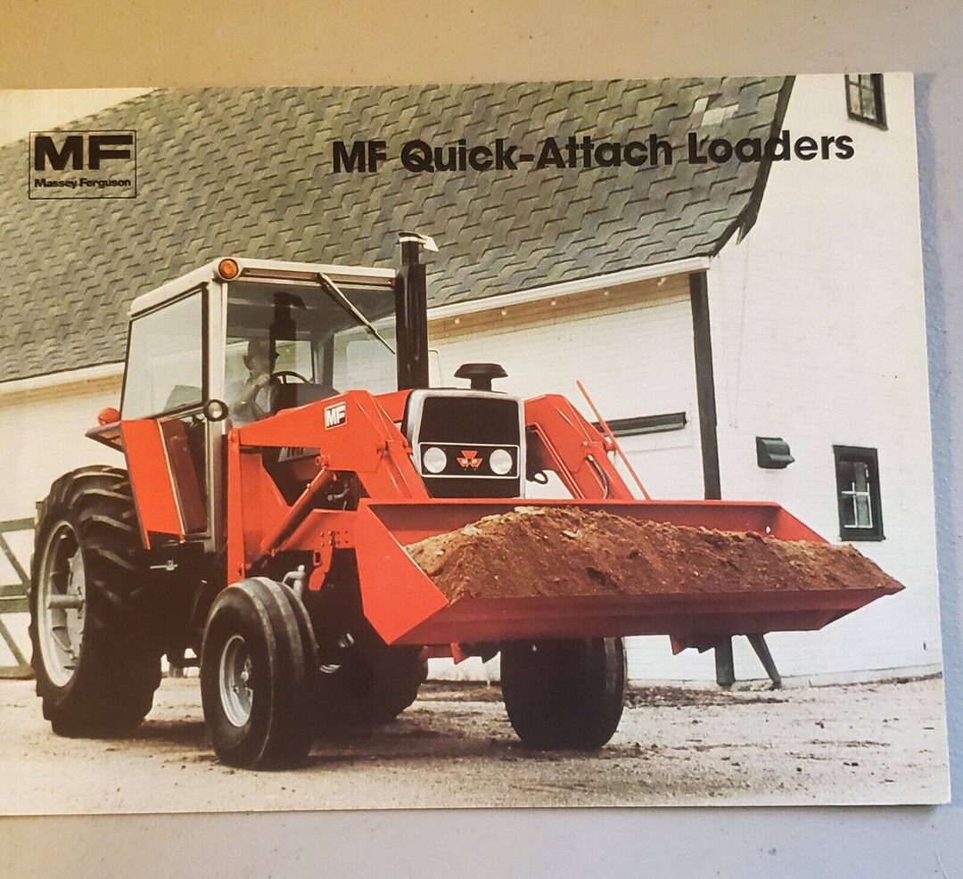 Original Massey Ferguson Quick Attach Loaders Sales Brochure - Etsy