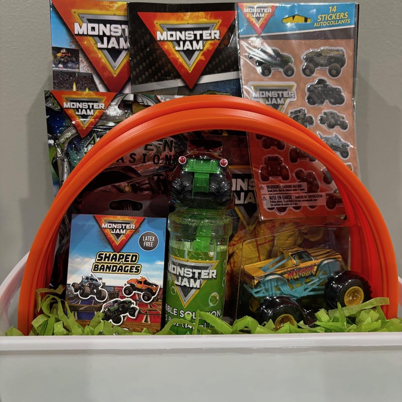 Monster Jam Easter Basket - Etsy
