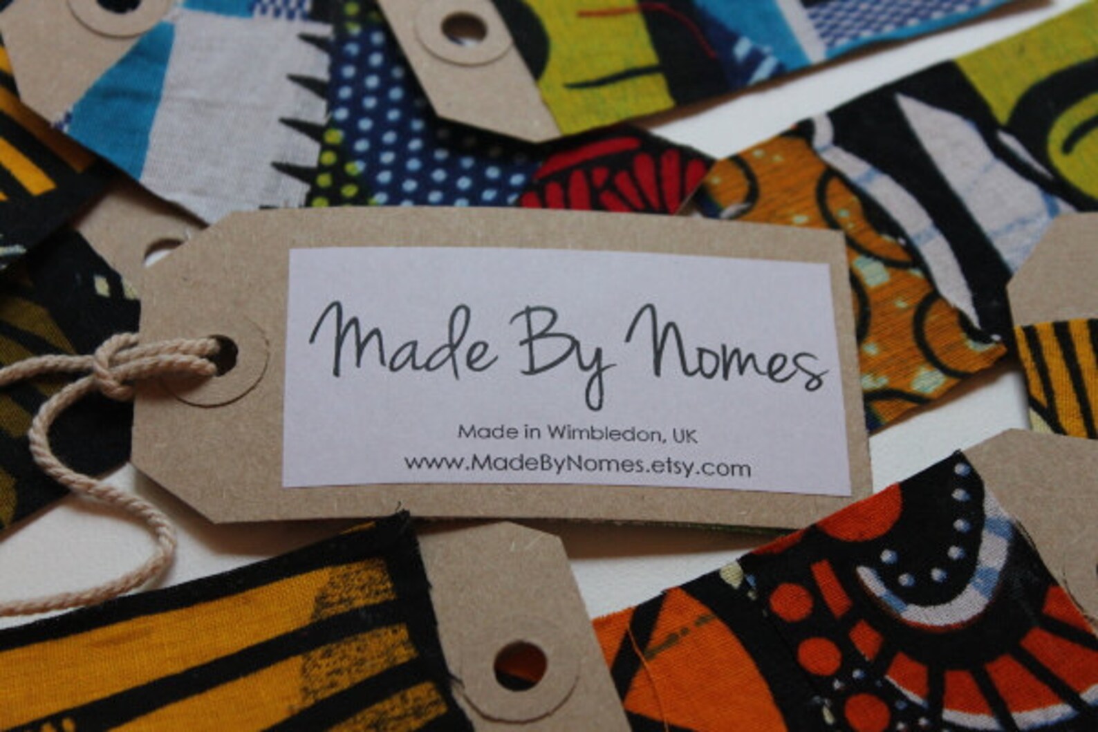 10 African Wax Print Kraft Swing Tags / Gift Tags / Name Tags / Table ...