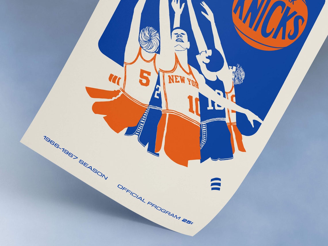 New York Knicks Basketball Poster DIGITAL DOWNLOAD (Instant Download ...