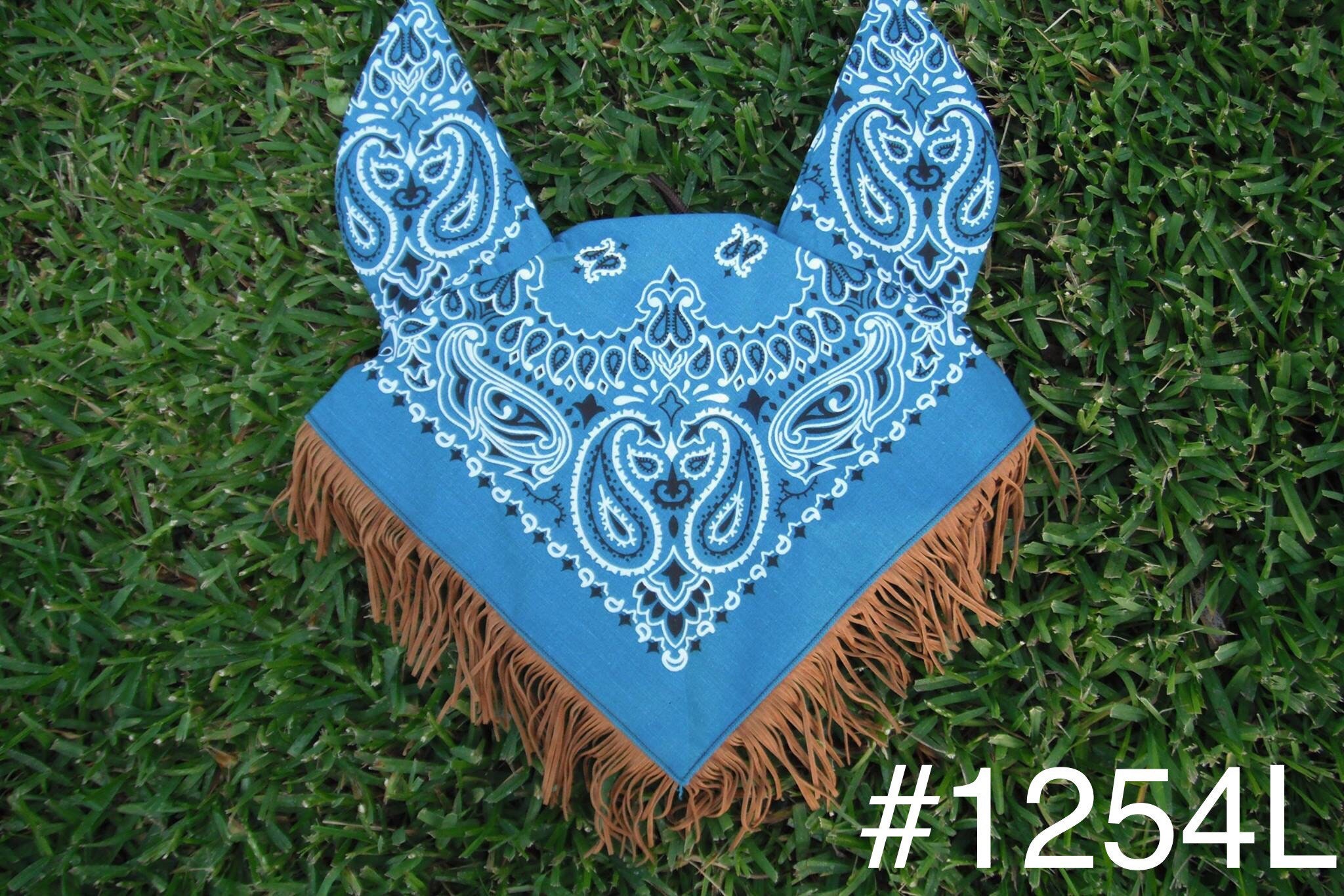 Fly Bonnets W/fringe in All Equine Sizes - Ear Covers, English, Western ...