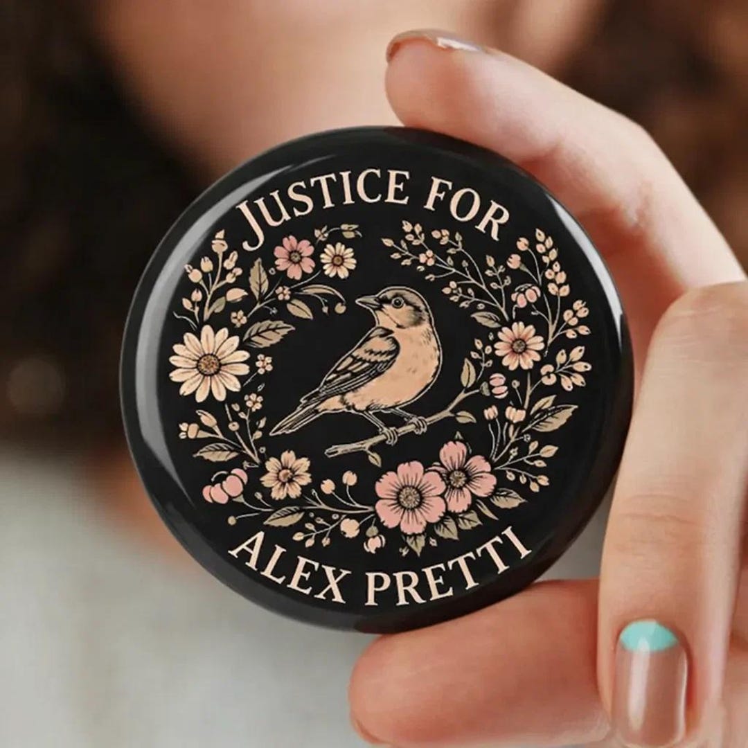 Gerechtigkeit für Alex Pretti Pin, Be Pretti Good Pin, Aktivismus ...
