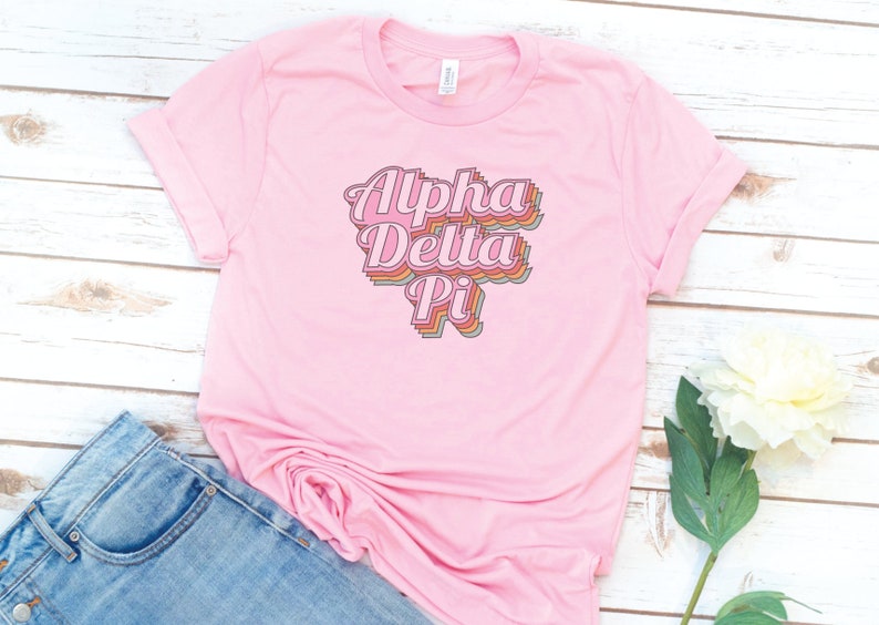 Sorority Shirts Retro Vintage Alpha Sigma Alpha Phi Sigma | Etsy