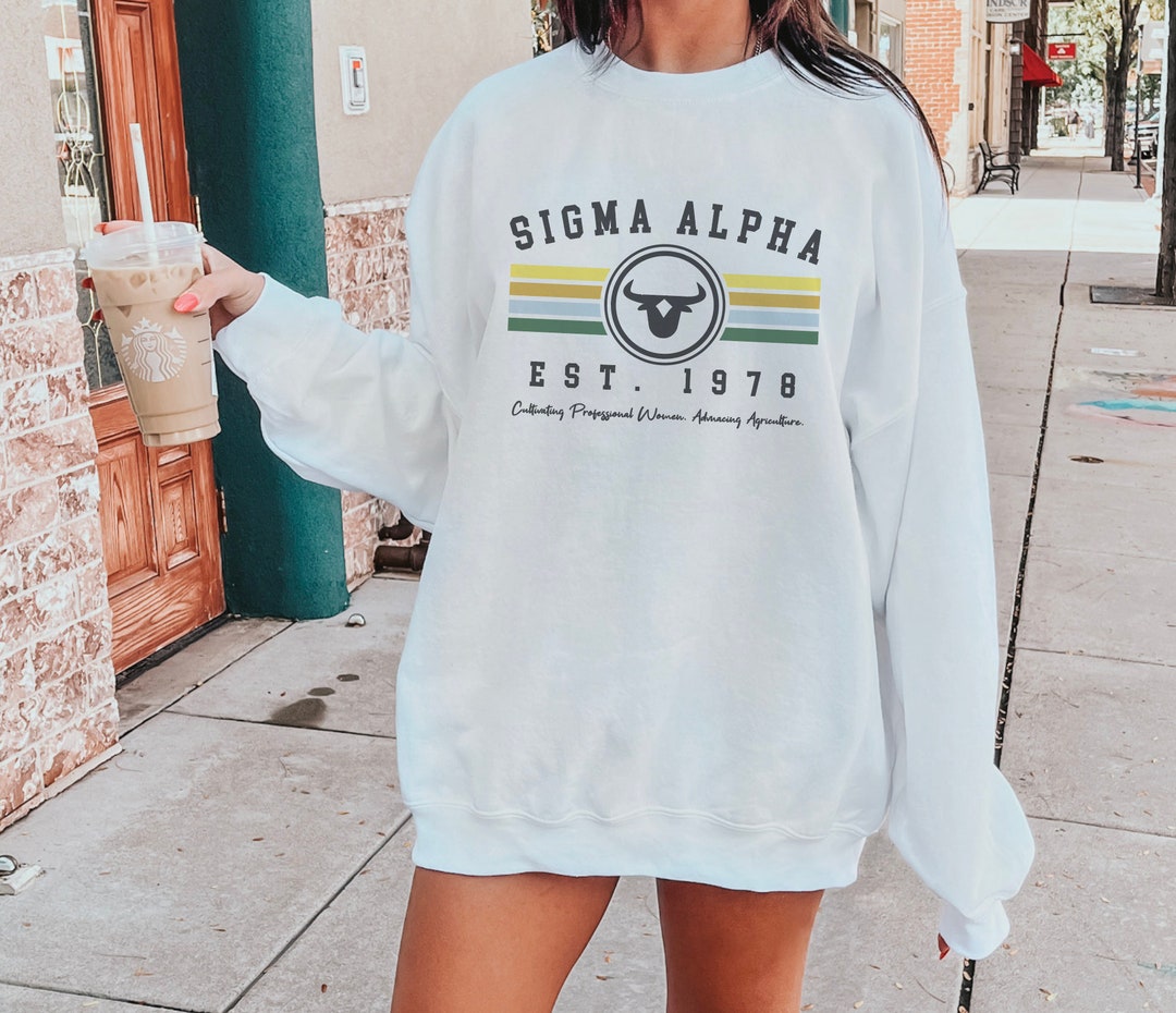 Sigma Alpha Crest Shirt, Sigma Alpha Hoodie, Sigma Alpha Sweatshirt ...