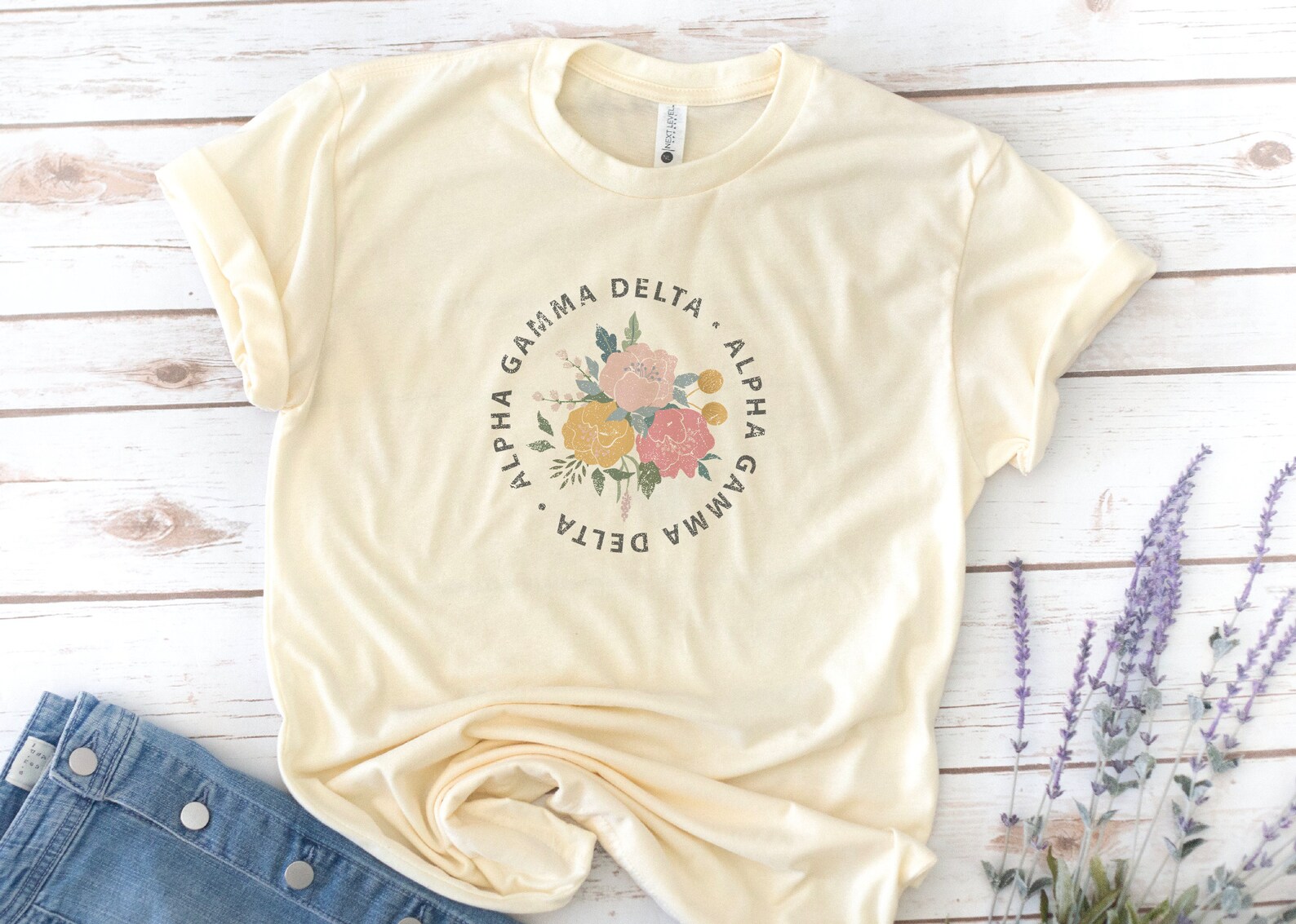 Sorority Flower Shirt Vintage Phi Mu Sigma Sigma Sigma | Etsy