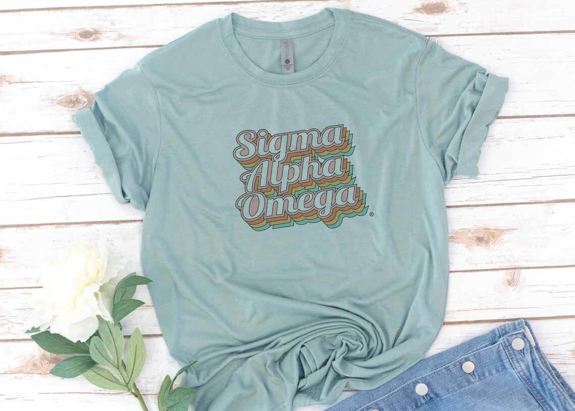 Sigma Alpha Omega, Sorority Shirts, Retro, Vintage, Recruitment, Big ...