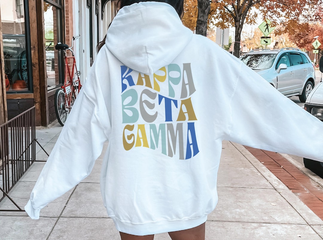 Kappa Beta Gamma Oversized Shirt, Kappa Beta Gamma Flower Market Hoodie ...