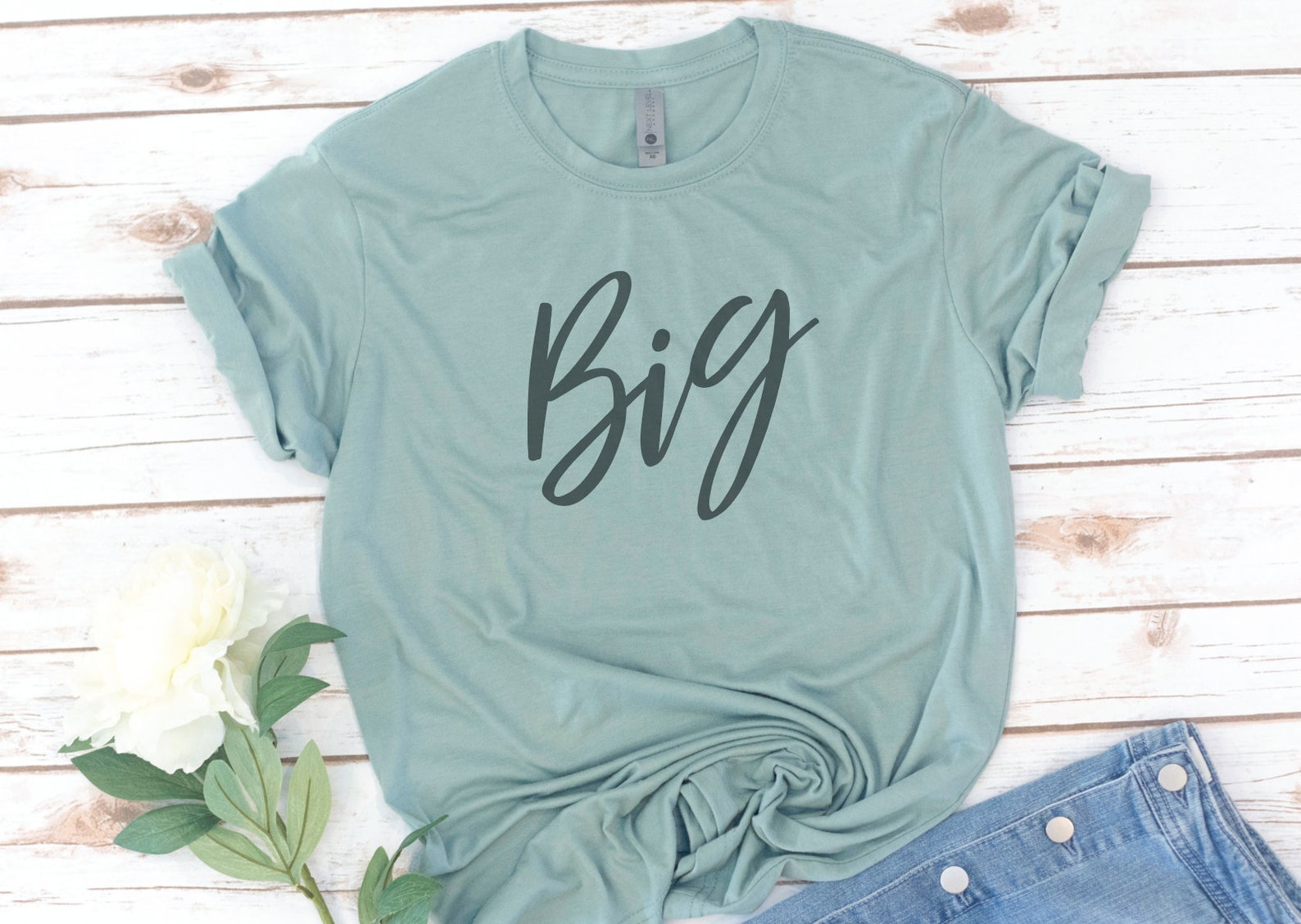 Big Little Shirts Script Gbig Big Little Reveal Big | Etsy