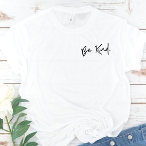 Be Kind Short Sleeve Women's Gift Kindness Gift for - Etsy