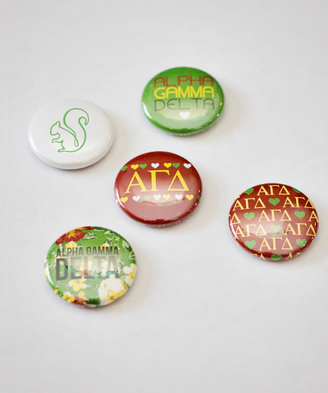 Alpha Gamma Delta 1 Buttons - Etsy