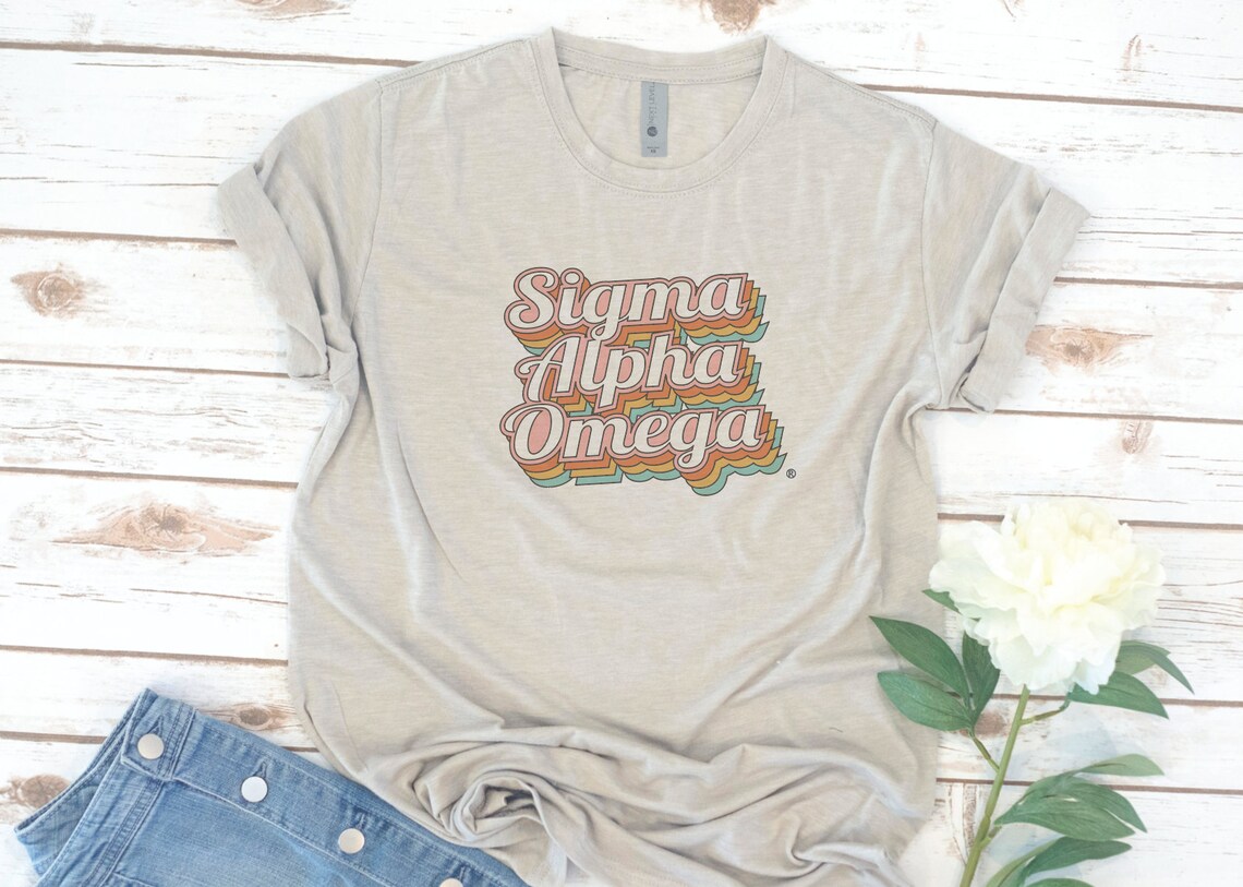 Sigma Alpha Omega, Sorority Shirts, Retro, Vintage, Recruitment, Big ...