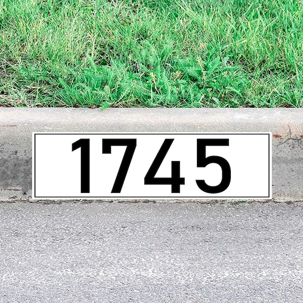 Custom Curb Address Stencil - Etsy