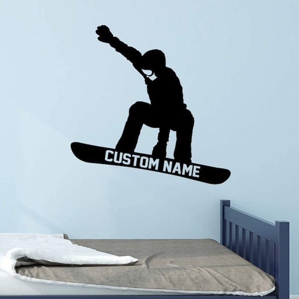 Snowboard Wall Decal - Etsy