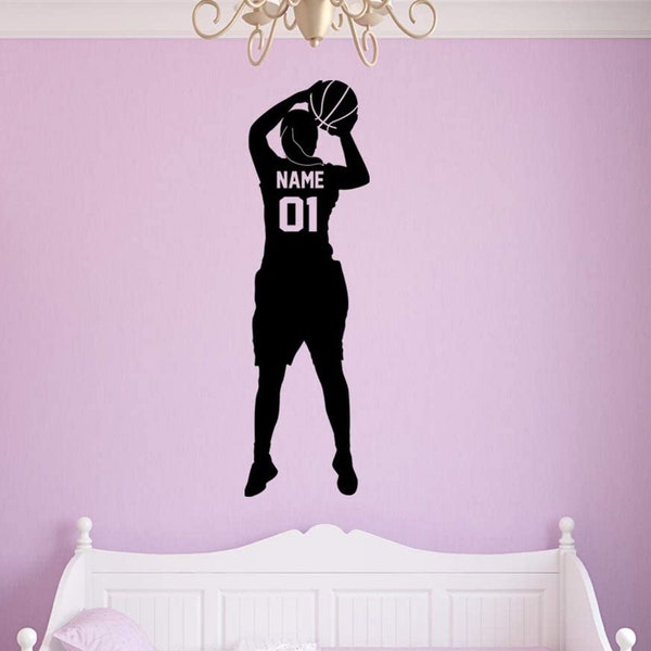 Basketball Wall Decal - Etsy