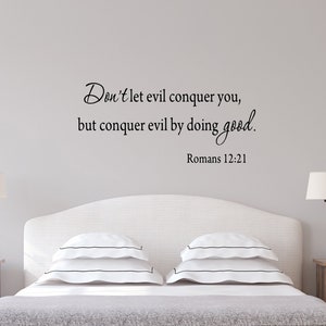 Christian Faith Stickers Bible Verse Scripture Wall Decal - Don't Let ...