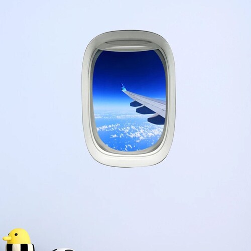 Airplane Window Decal Aviation Wall Decor Aircraft Wall - Etsy