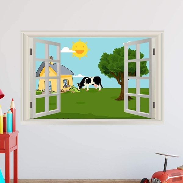 Farm Wall Decal - Etsy
