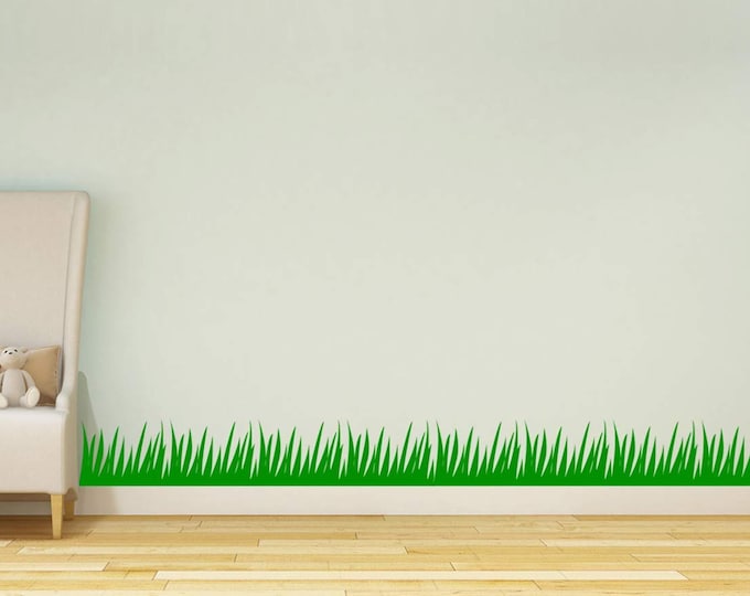 Grass Border Wall Decal Kids Room Nursery Decor Vinyl - Etsy