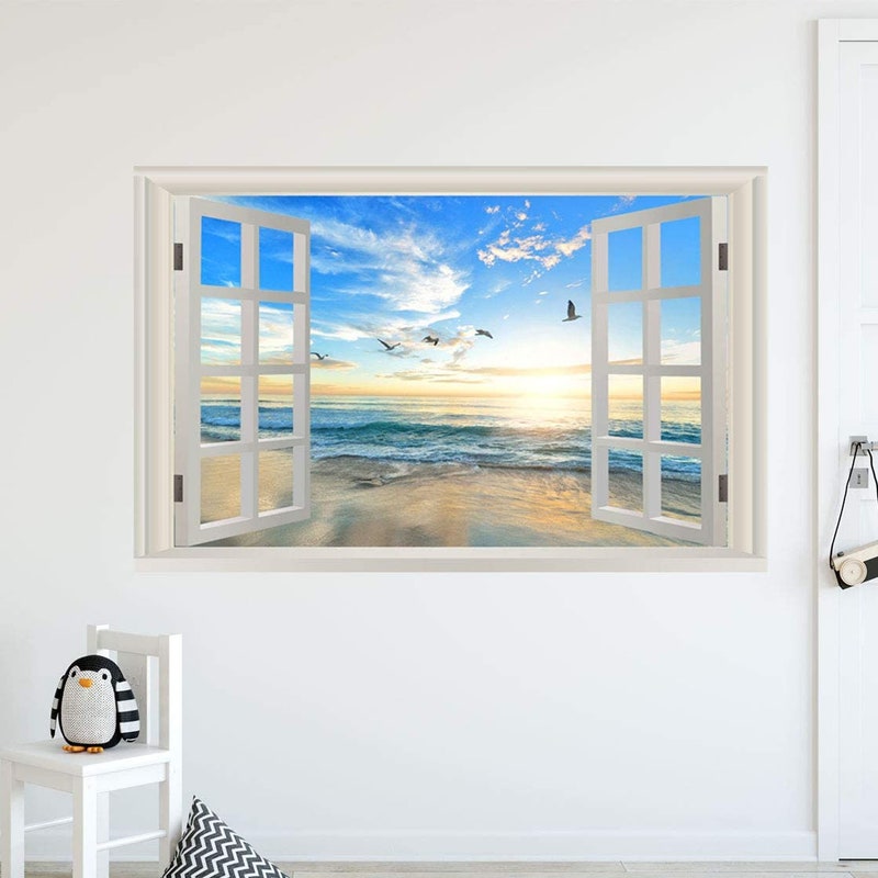 Wall 3d Decals Sunset - Etsy