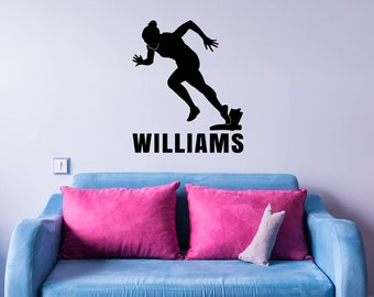 Runner Wall Decal - Etsy