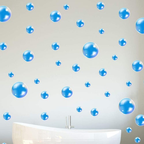 Big Bubbles Decals Bubble Wall Stickers Bathroom Wall - Etsy