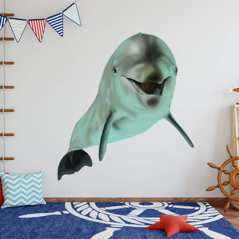 Dolphin Wall Decals - Etsy