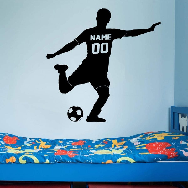 Soccer Wall Decal - Etsy
