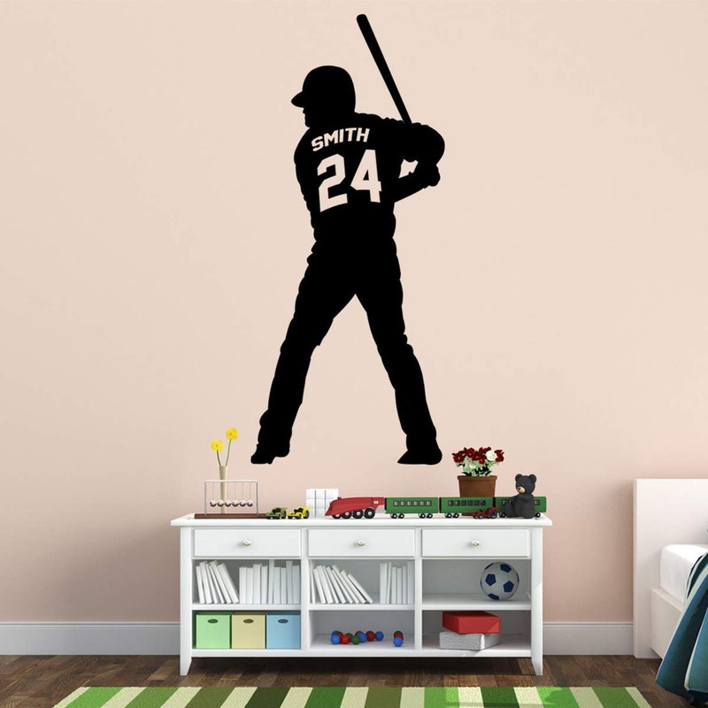 Baseball Wall Decal - Etsy