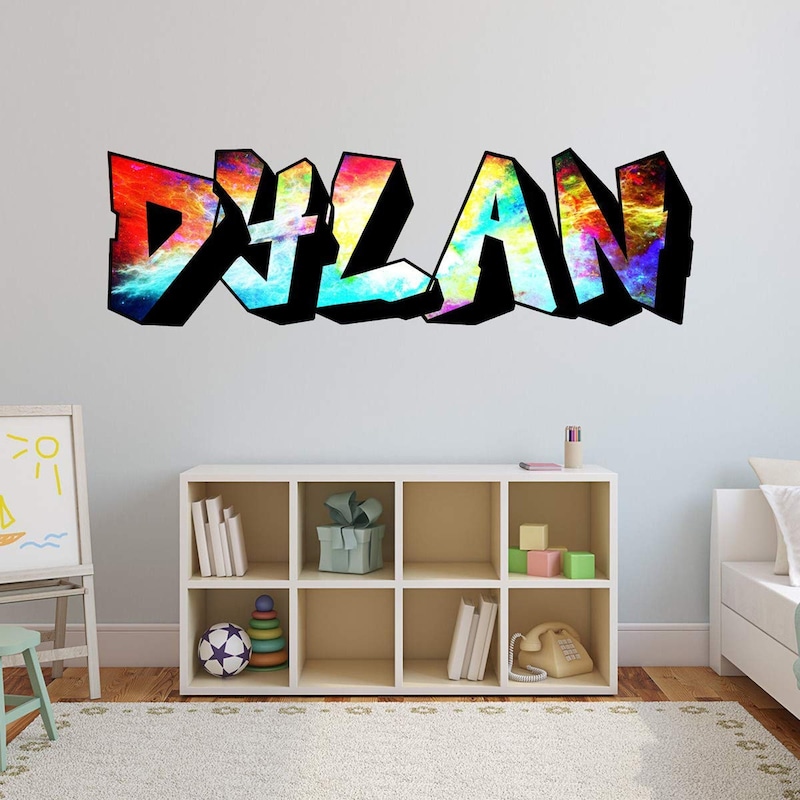 Wall Sticker Name - Etsy