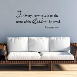 Romans 10:13 for Everyone Who Calls on the Name of the Lord Will Be ...