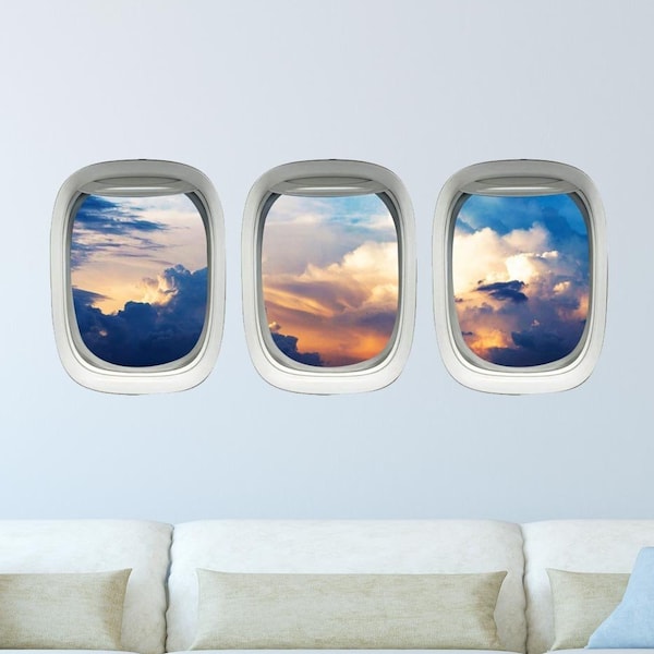Airplane Window Cling - Etsy