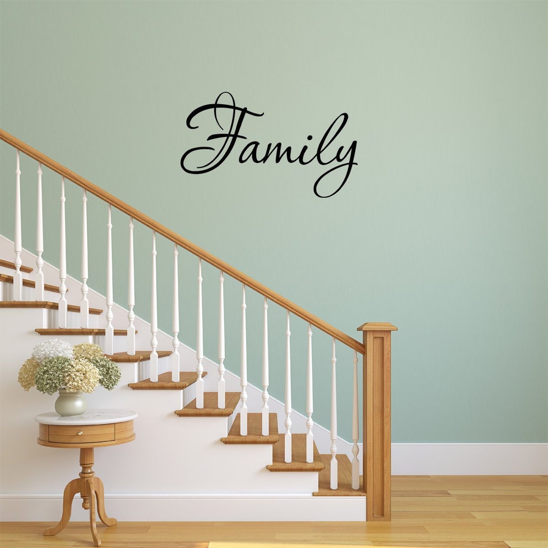 Family Wall Decal Wall Quote Home Decor Wall Art Family Decals VWAQ ...