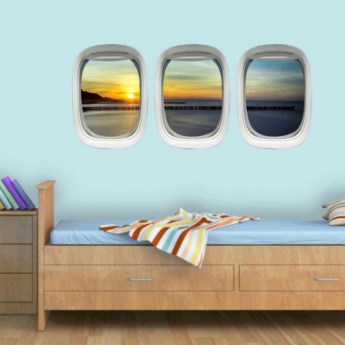 Airplane Window Decal Aviation Wall Decor Aircraft Wall - Etsy