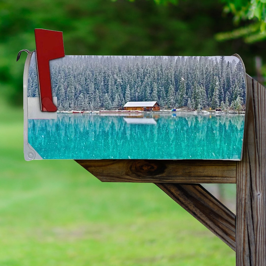 Seasonal Magnetic Mailbox Covers Winter Snow Decorative Mailbox Wraps ...