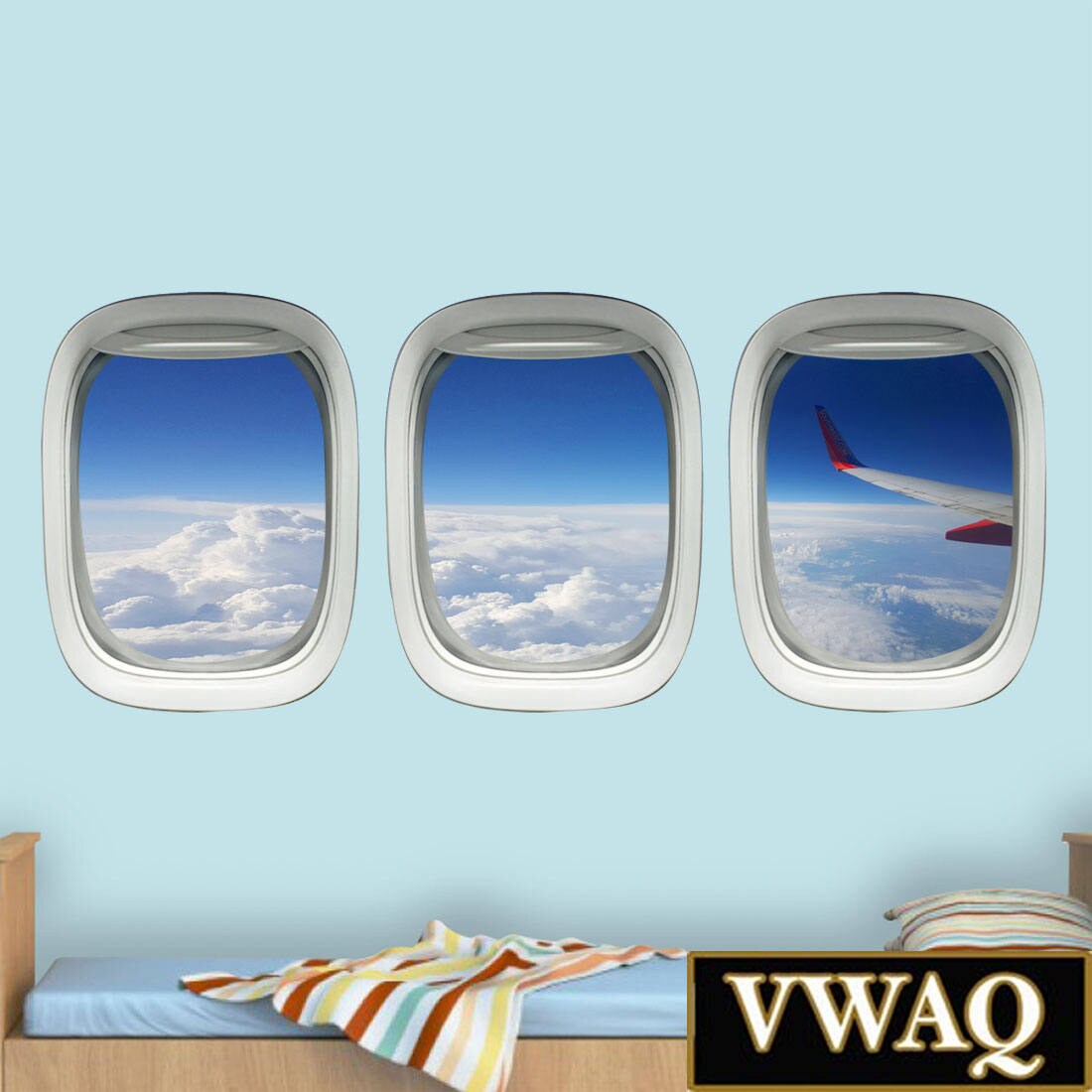 Airplane Window Plane Window Decal Aviation Wall Decor | Etsy