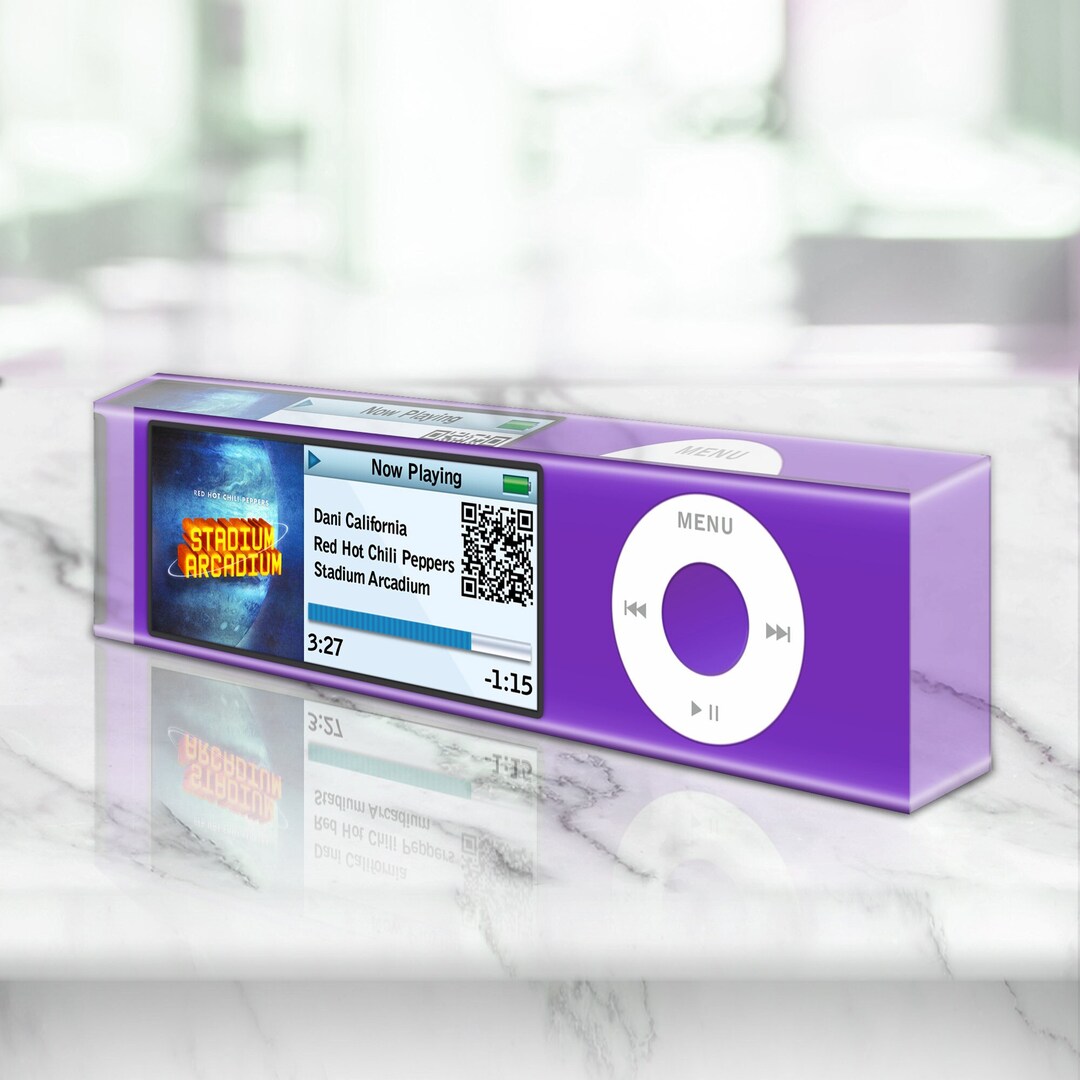 Custom Song QR Code Acrylic Sign Music Plaque Couples Wedding Gift ...