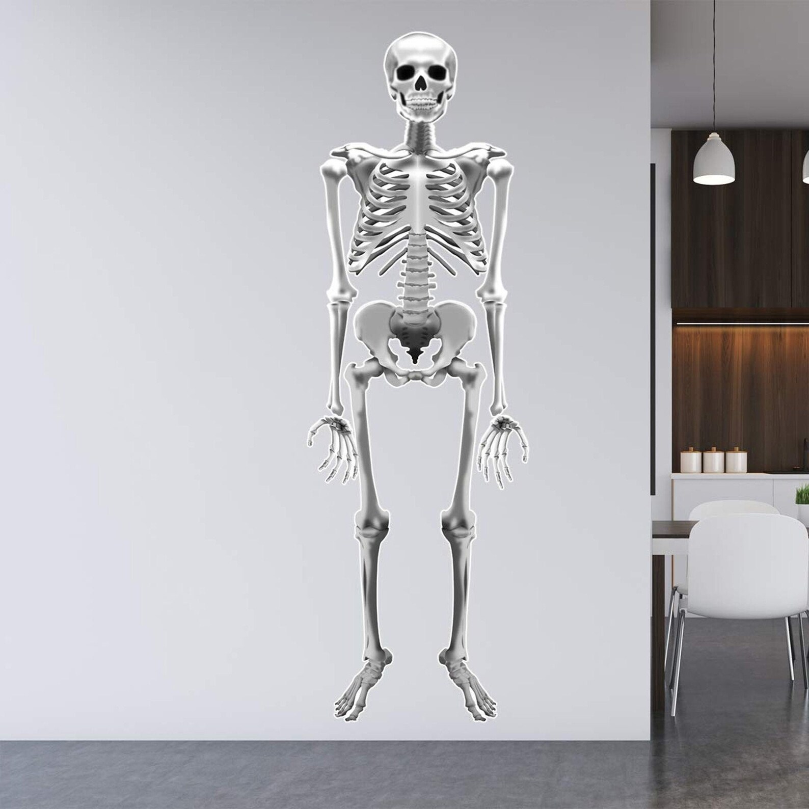 Skeleton Wall Decal Removable Peel and Stick Reusable - Etsy
