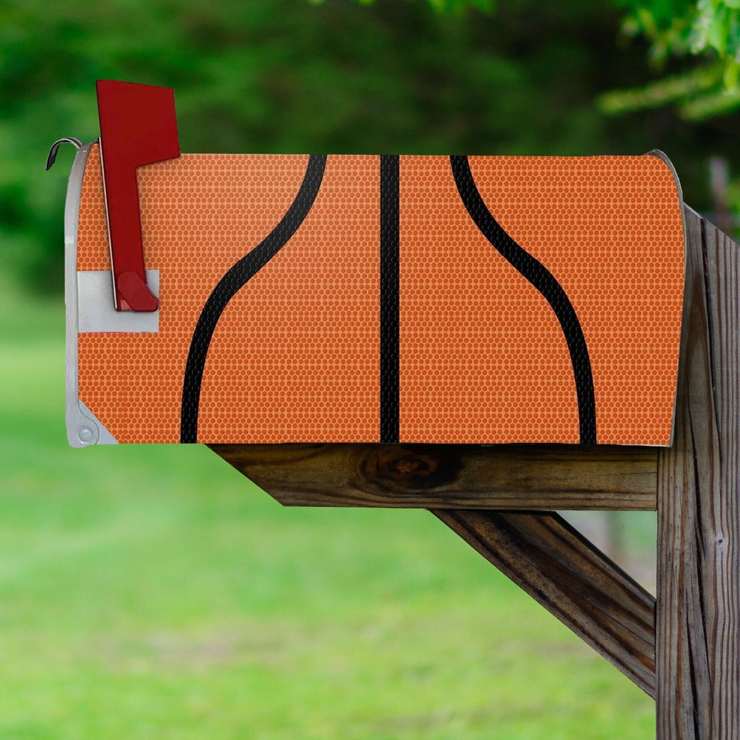 VWAQ Basketball Magnetic Mailbox Covers Sports Art Home Decorations ...
