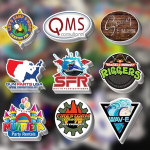 Sticker Pack - Custom Logo Stickers - Pack of 250 Full Color Sticker ...