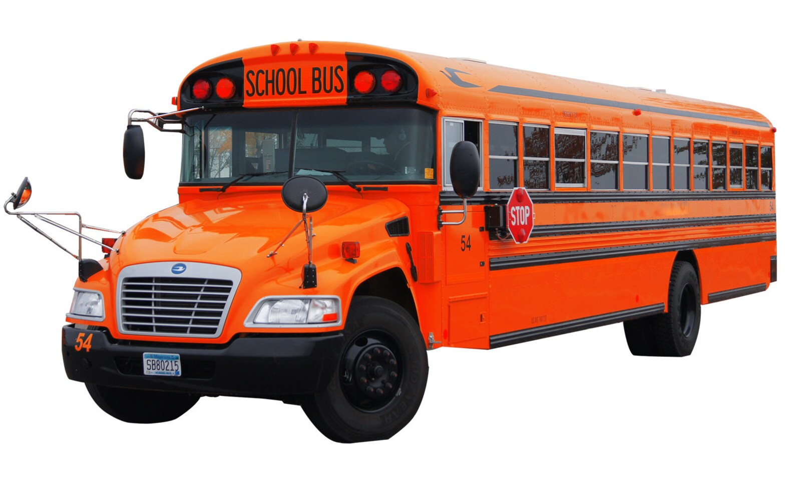 School Bus - Peel and Stick Wall Decal - Realistic School Bus Sticker ...