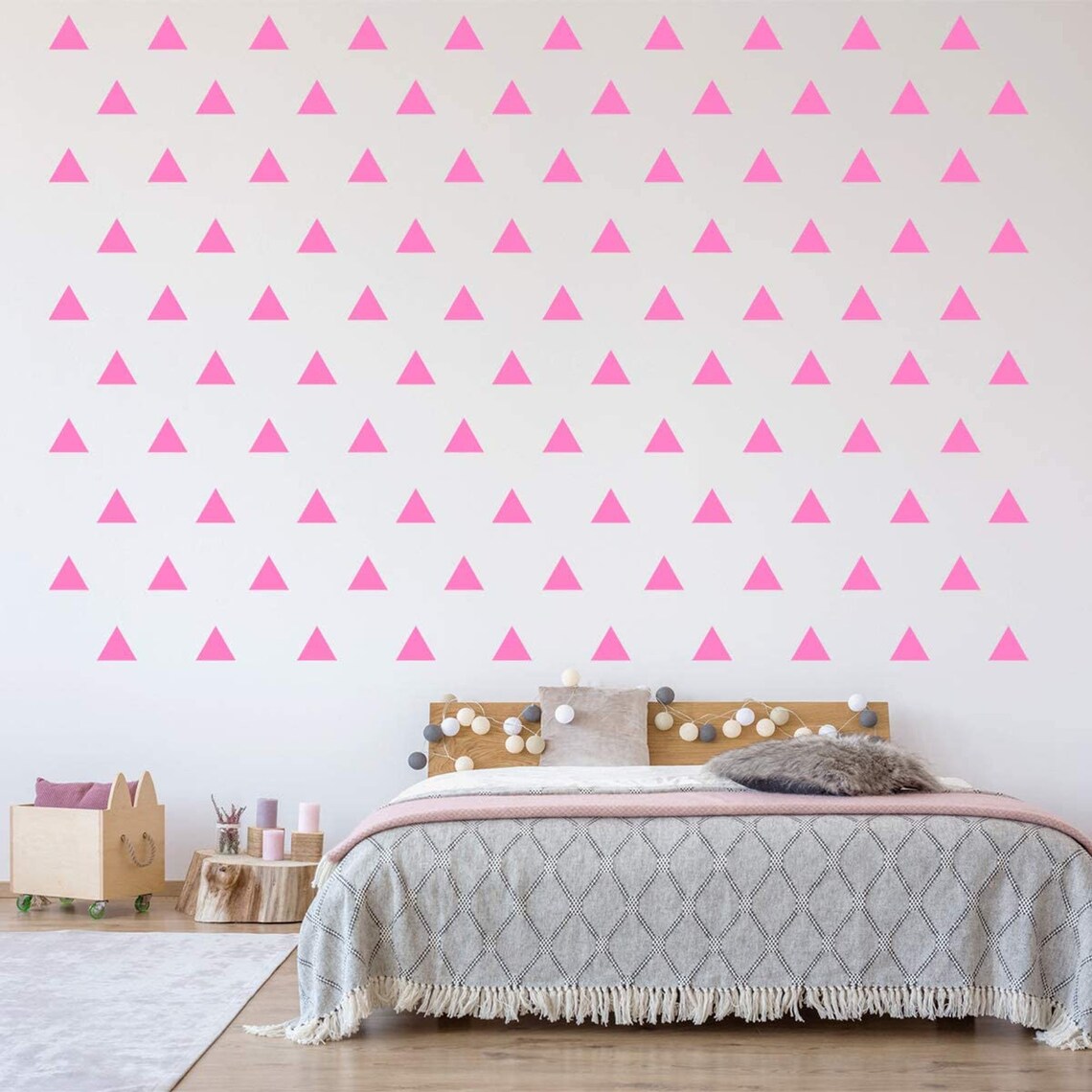 Triangle Stickers for Wall Kids Peel and Stick Shapes Vinyl - Etsy