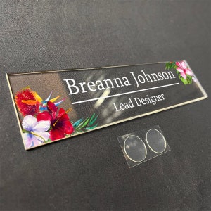 Acrylic Sign Aesthetic Decor, Office Door Name Plate for Desk or Wall ...