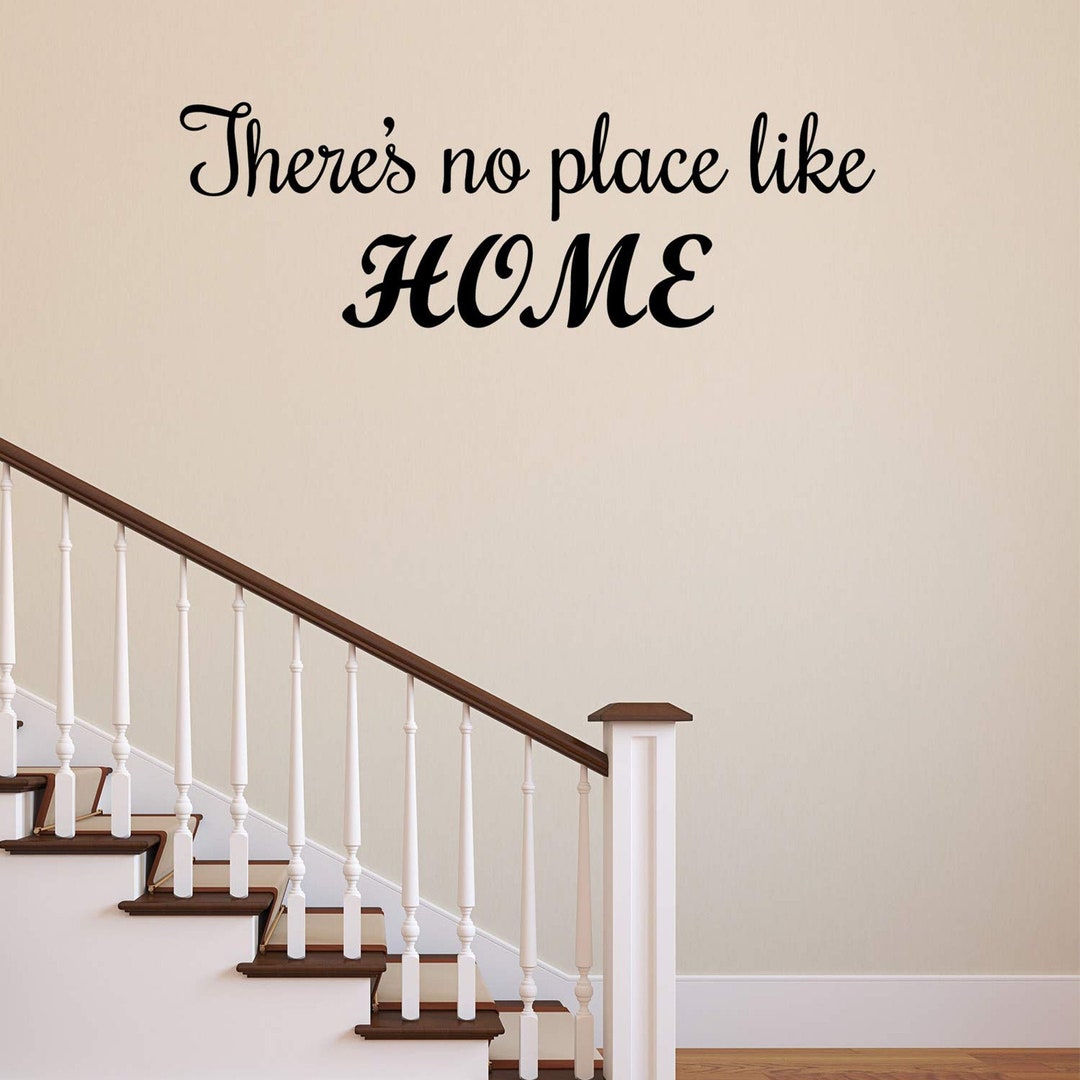 VWAQ There's No Place Like Home Entryway Quotes Wall Decal - House ...