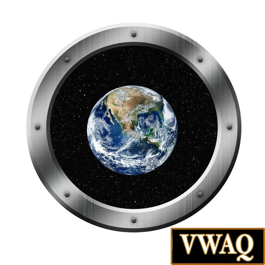 Astronaut Earth View Window Porthole Outer Space Mural Vinyl Decal ...