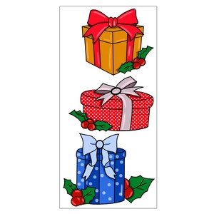 Christmas Gifts Wall Decals Holiday Wall Decor Wall Stickers Peel and ...