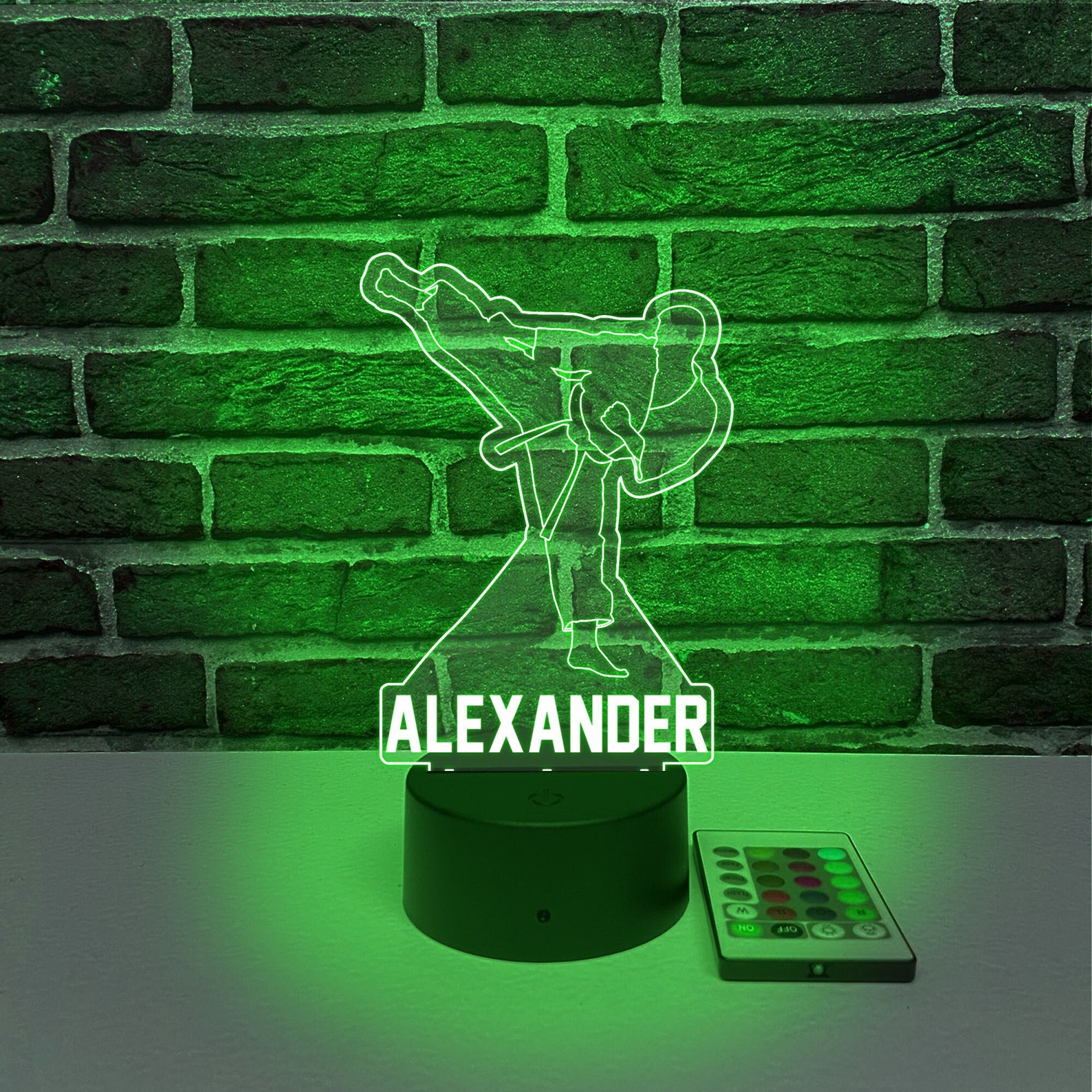 Custom LED Karate Desk Lamp Ornament, Night Light up Sign, Neon - Esque ...