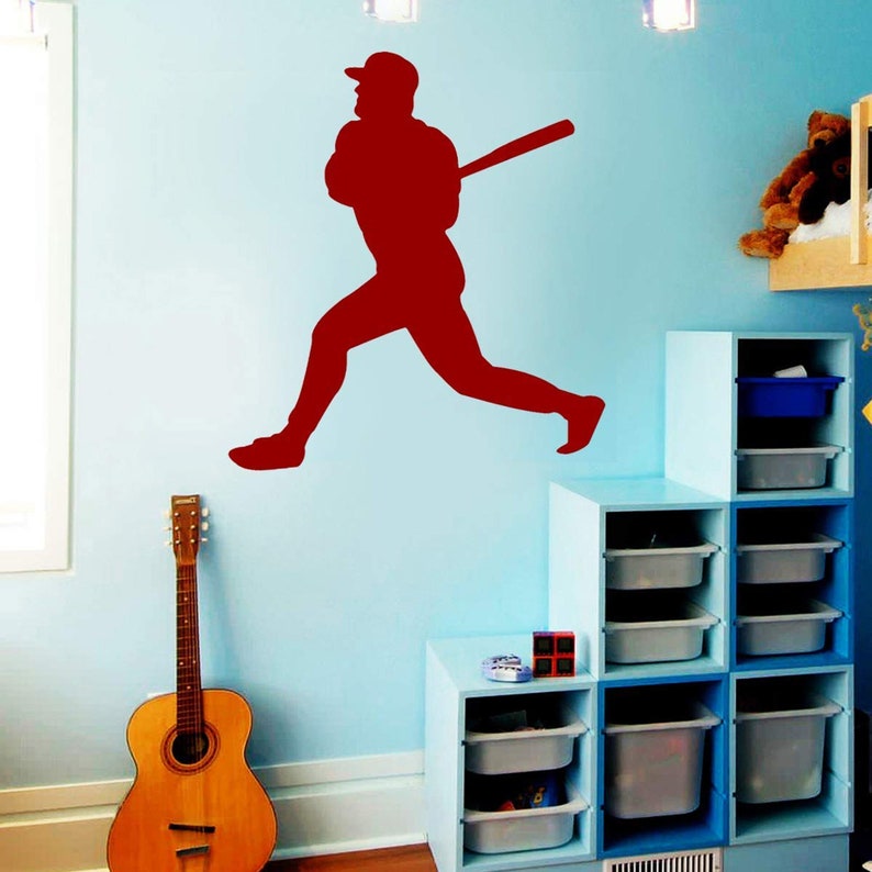 Baseball Wall Decals for Boys Room Sports Vinyl Stickers - Etsy