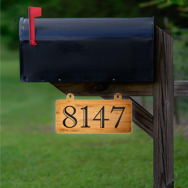 Mailbox Address Plate - Etsy