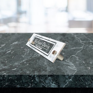 Office Door Name Plate, Acrylic Sign, Aesthetic Decor for Desk or Wall ...